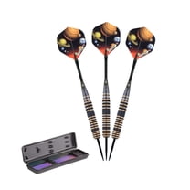 Elkadart Rainbow 90% Tungsten Professional Steel Tip Dart Set, 25 Grams ...