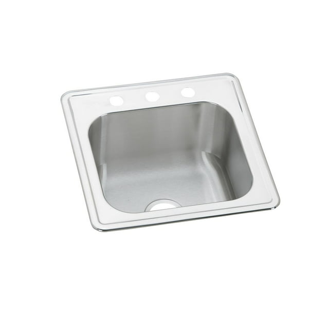 Elkay Celebrity Stainless Steel 20" x 20" x 10-1/8", Single Bowl Drop-in Laundry Sink - Walmart.com