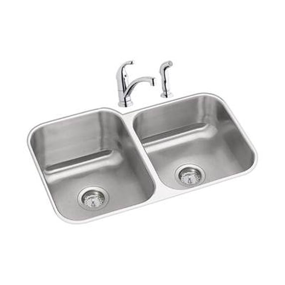 Elkay, DXUH312010RDF , DISCONTINUED - USE DXUH3118 sink, LK1501CR ...