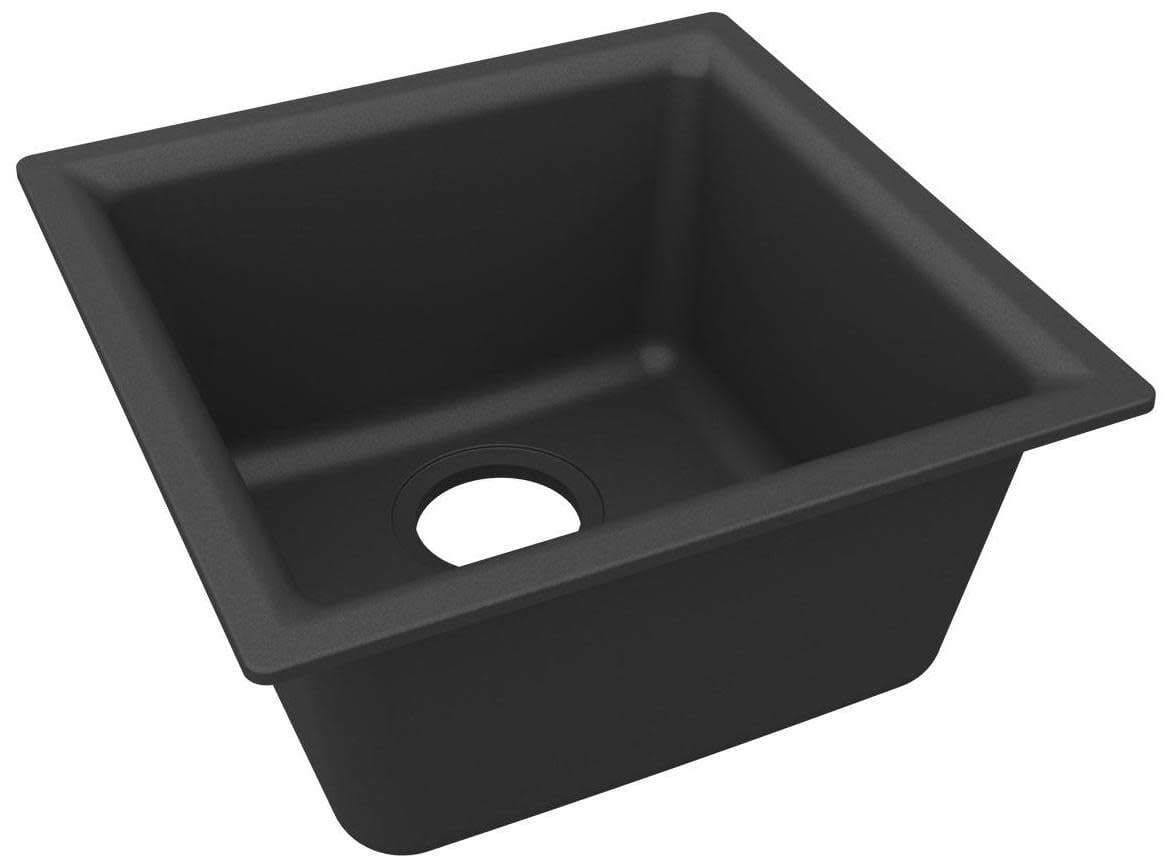 Elkay Elg1616 Quartz Classic 15-3/4" Undermount Single Basin Quartz ...