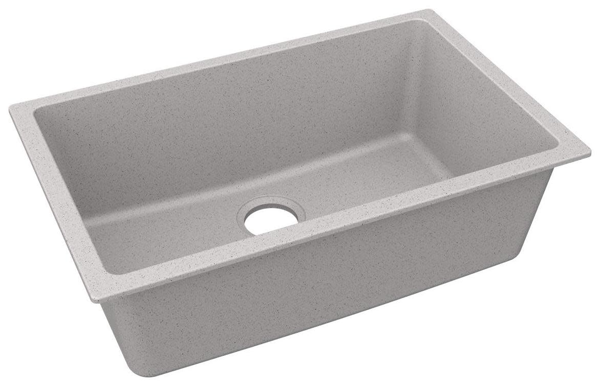 Elkay Elgru13022 Quartz Classic 29-1/2" Undermount Single Basin Quartz ...