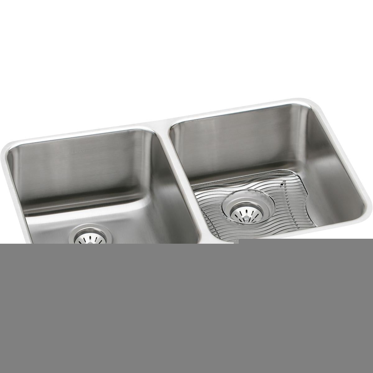 Elkay Eluh311810dbg Gourmet Lustertone Stainless Steel 30-3/4" X 18-1/2 ...