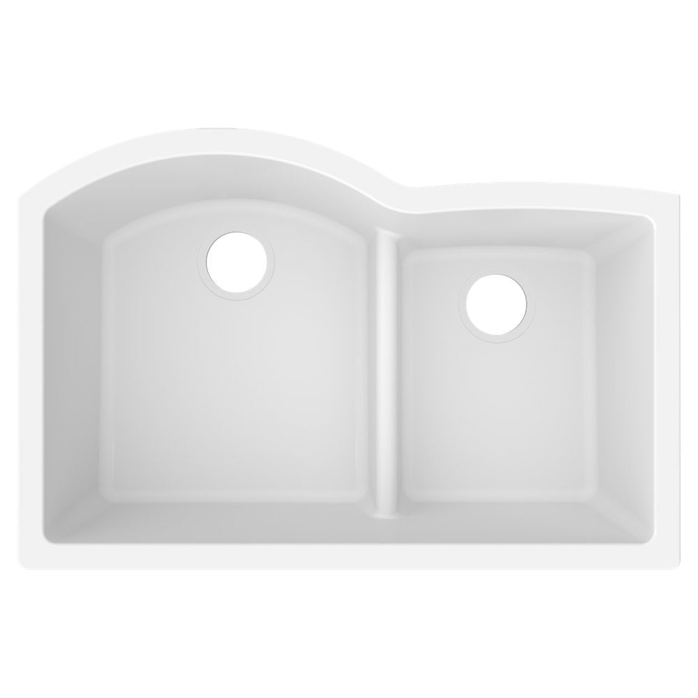Elkay Elxhu3322r Quartz Luxe 33" Undermount Double Basin Quartz ...