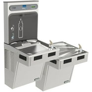 Elkay EZWS - ERPBM28K Ezh2O Bottle Filling Station With Integral Refrigerated Swirlflo Fountain ...