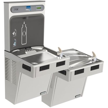Elkay EZWS - ERPBM28K Ezh2O Bottle Filling Station With Integral Refrigerated Swirlflo Fountain ...