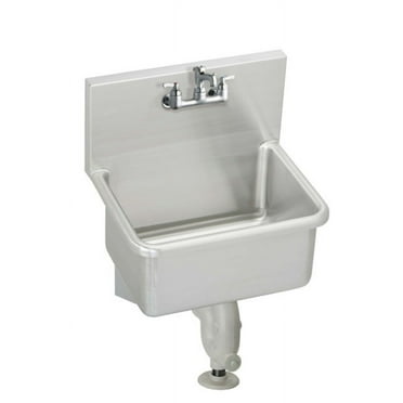 Whitehaus WHLSDB4020-NP 40" Brushed Stainless Steel Two Bowl Utility ...