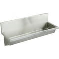 Elkay Ewma72200 72" Wall Mounted Stainless Steel Lavatory Sink ...