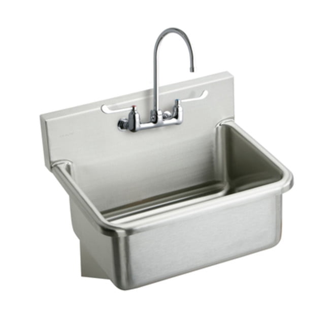 Elkay Ews2520w6c Wall Mount 14 Gauge Stainless Steel Scrub Sink ...