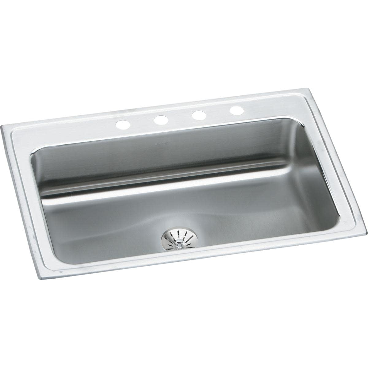 Elkay Lrs3322pd Gourmet 33" Single Basin 18-Gauge Stainless Steel ...