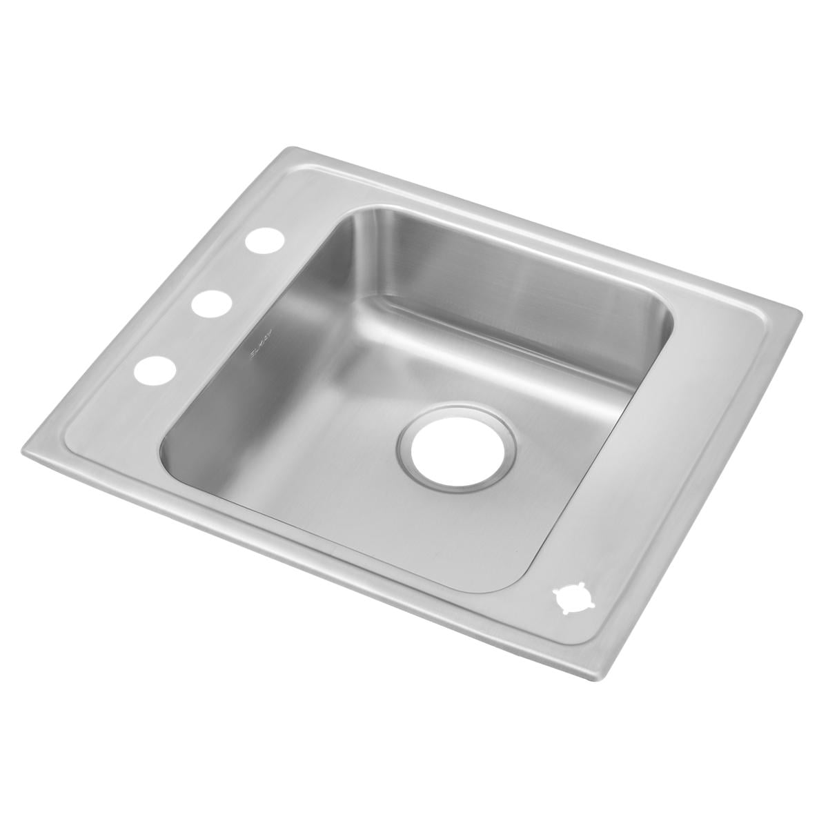 Elkay Lustertone Classic Stainless Steel 22" x 19-1/2" x 5", Single ...