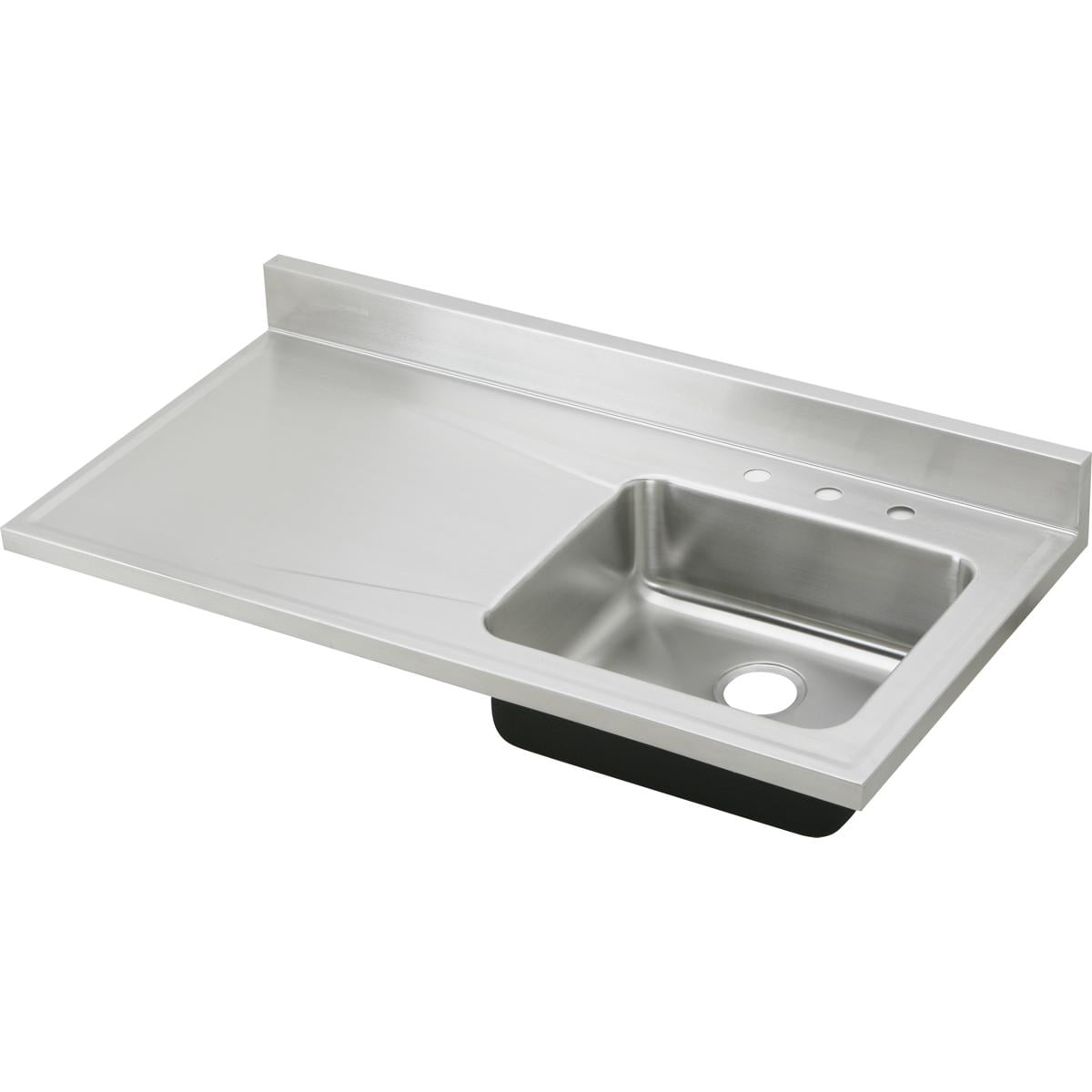 SS 48 x 25 x 7.5 Single Bowl Sink Top - Walmart.com