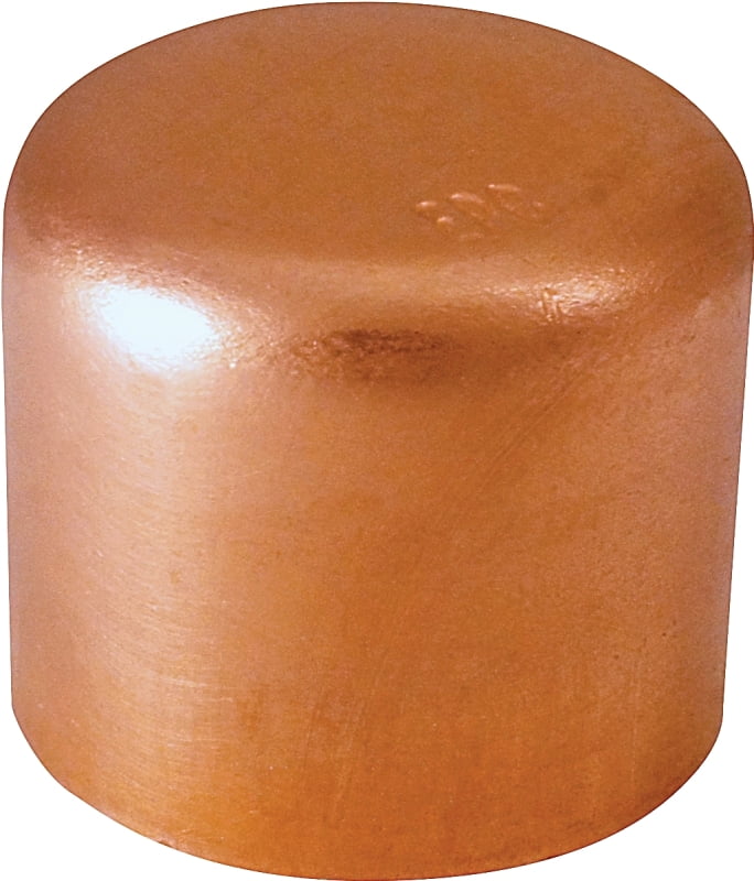 EPC 30638 Tube Cap, 2 in, Sweat, Wrot Copper - Walmart.com