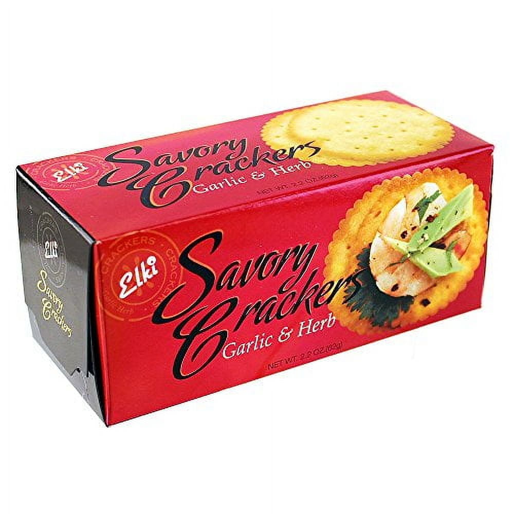 Elki Garlic And Herb Savory Crackers 2 2oz