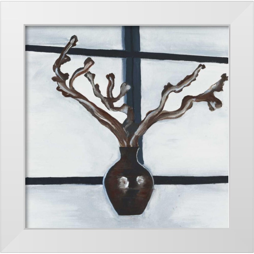 Elki,O 20x20 White Modern Wood Framed Museum Art Print Titled - Deco II ...