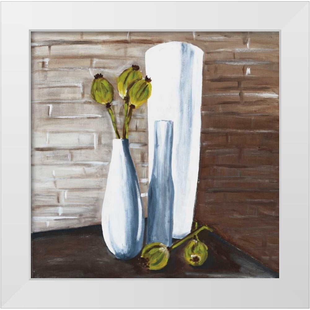 Elki,O 26x26 White Modern Wood Framed Museum Art Print Titled - Browny ...