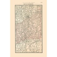 32x50 RMC Classic United States USA Wall Map Framed Edition - Black ...