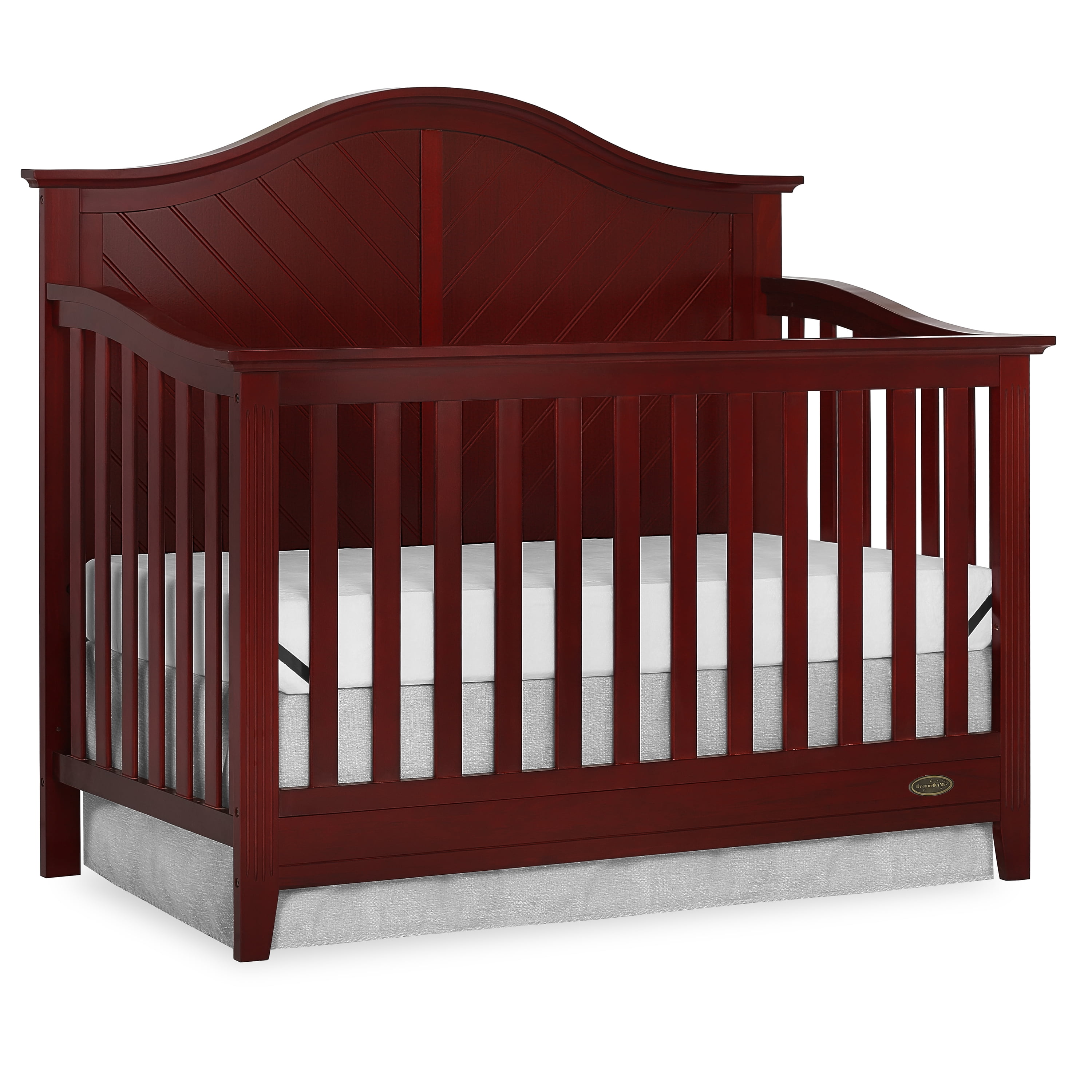 Ella 5 in 1 Convertible Crib-Finish:Cherry - Walmart.com