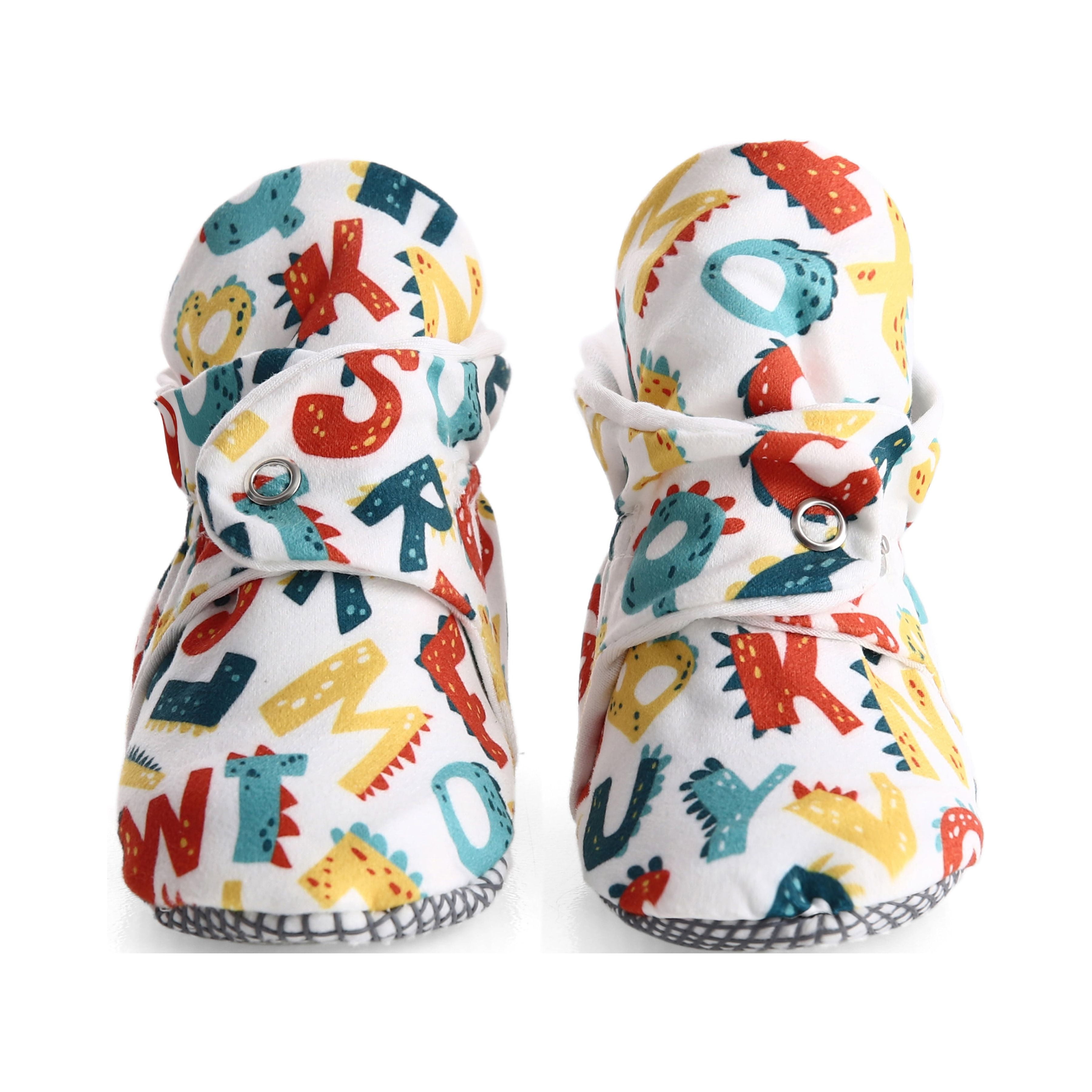 Ella Bonna Soft Baby Shoes, Cotton Baby Booties, Alphabet, 0-6 Months ...