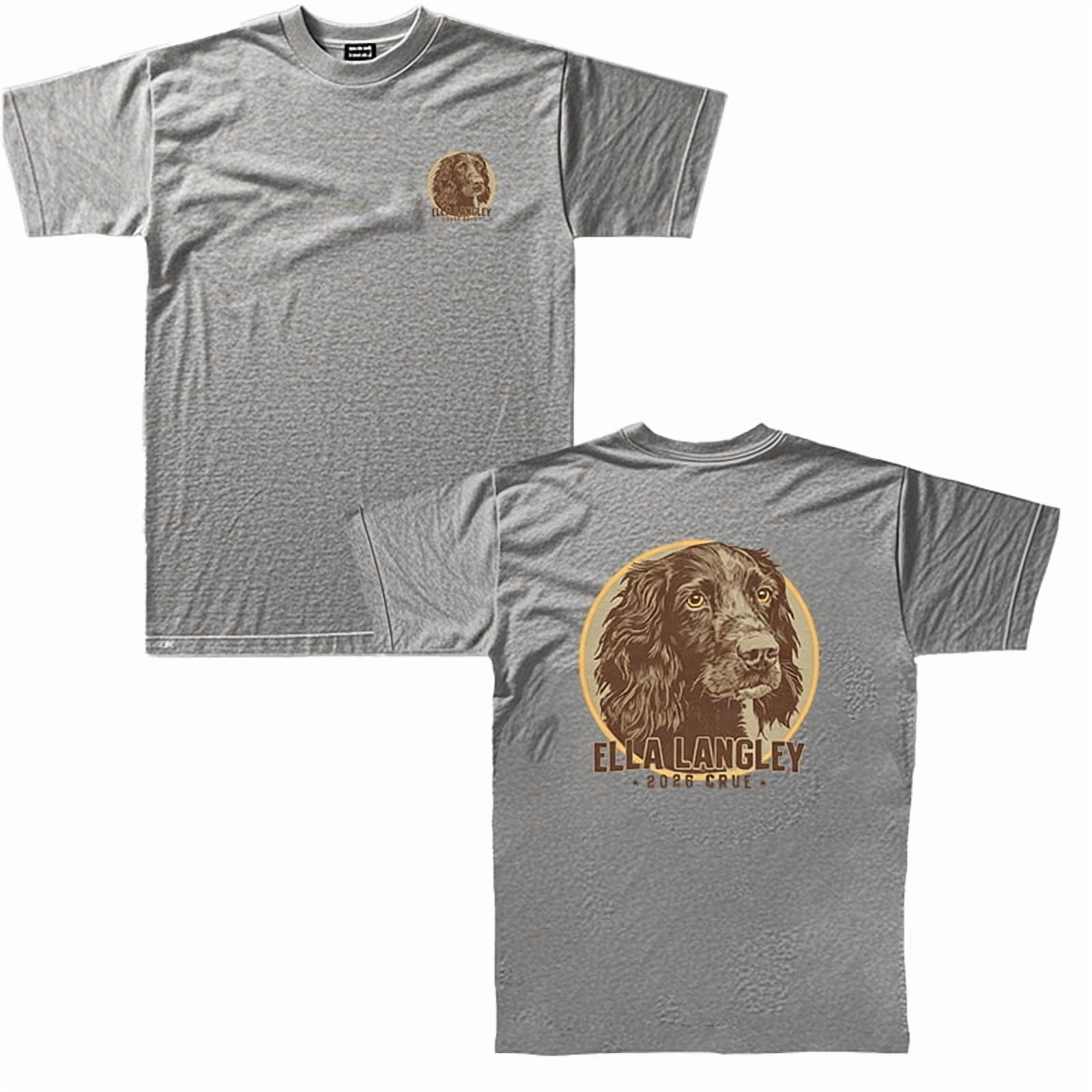 Ella Langley Merch 2026 Crue T-shirt Unisex Short-sleeved Fashion Y2K ...