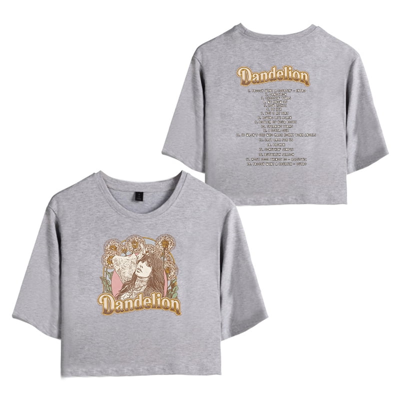 Ella Langley Merch Dandelion T-Shirt For Women&Girls Midriff Short ...