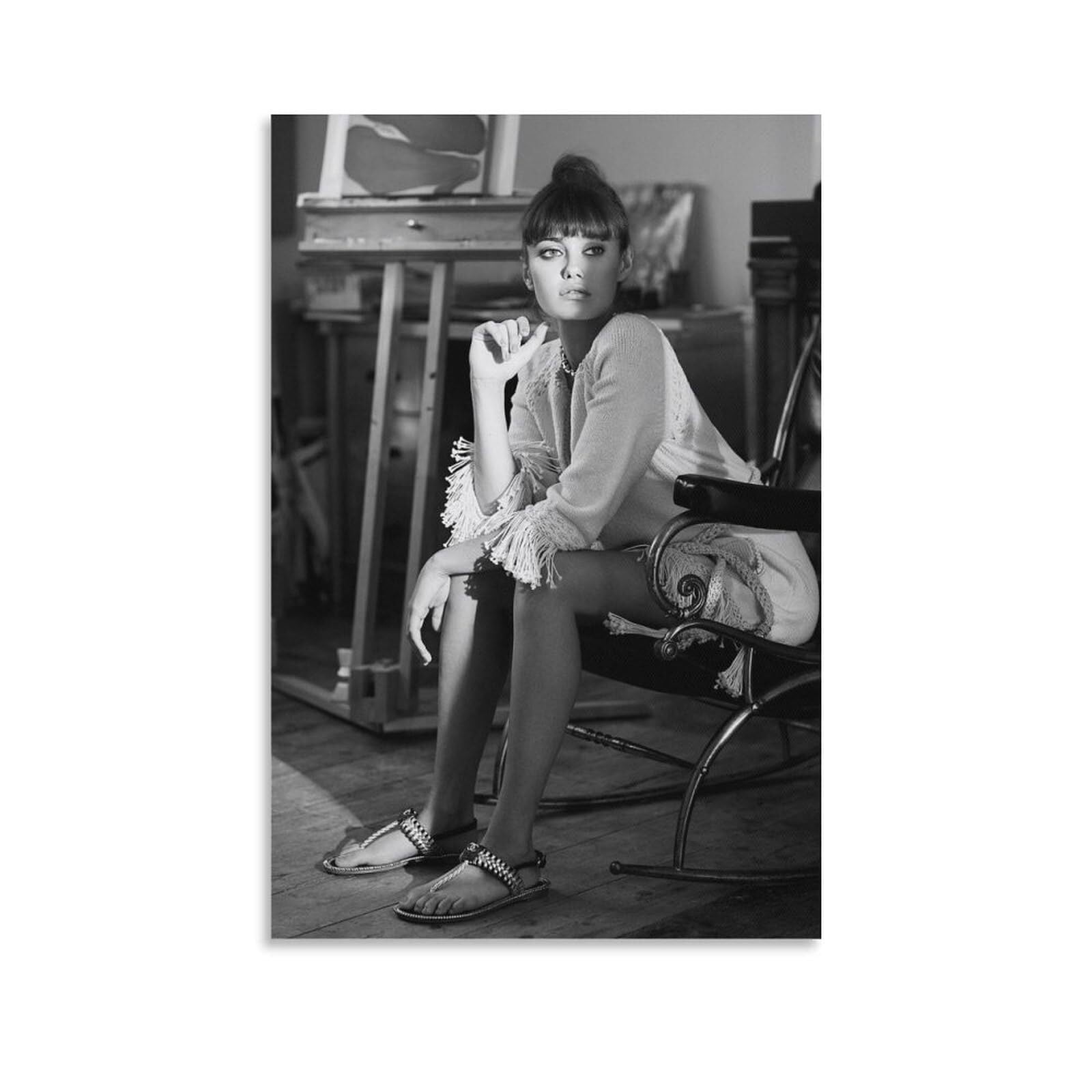 Ella Purnell Actress Poster (9) Wall Art Picture Painting Poster Canvas ...