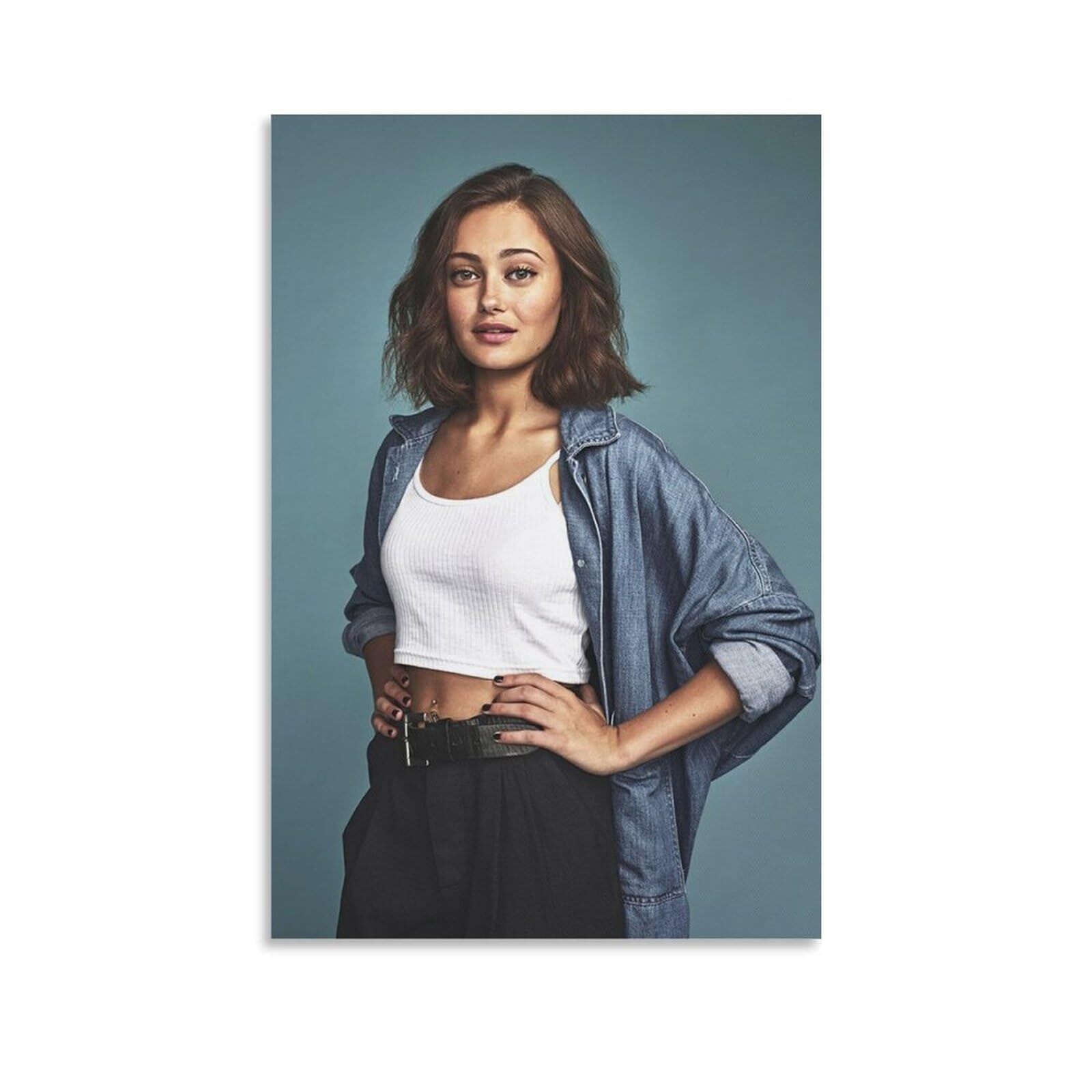 Ella Purnell Poster Actress (25) Wall Art Poster Scroll Canvas Painting ...