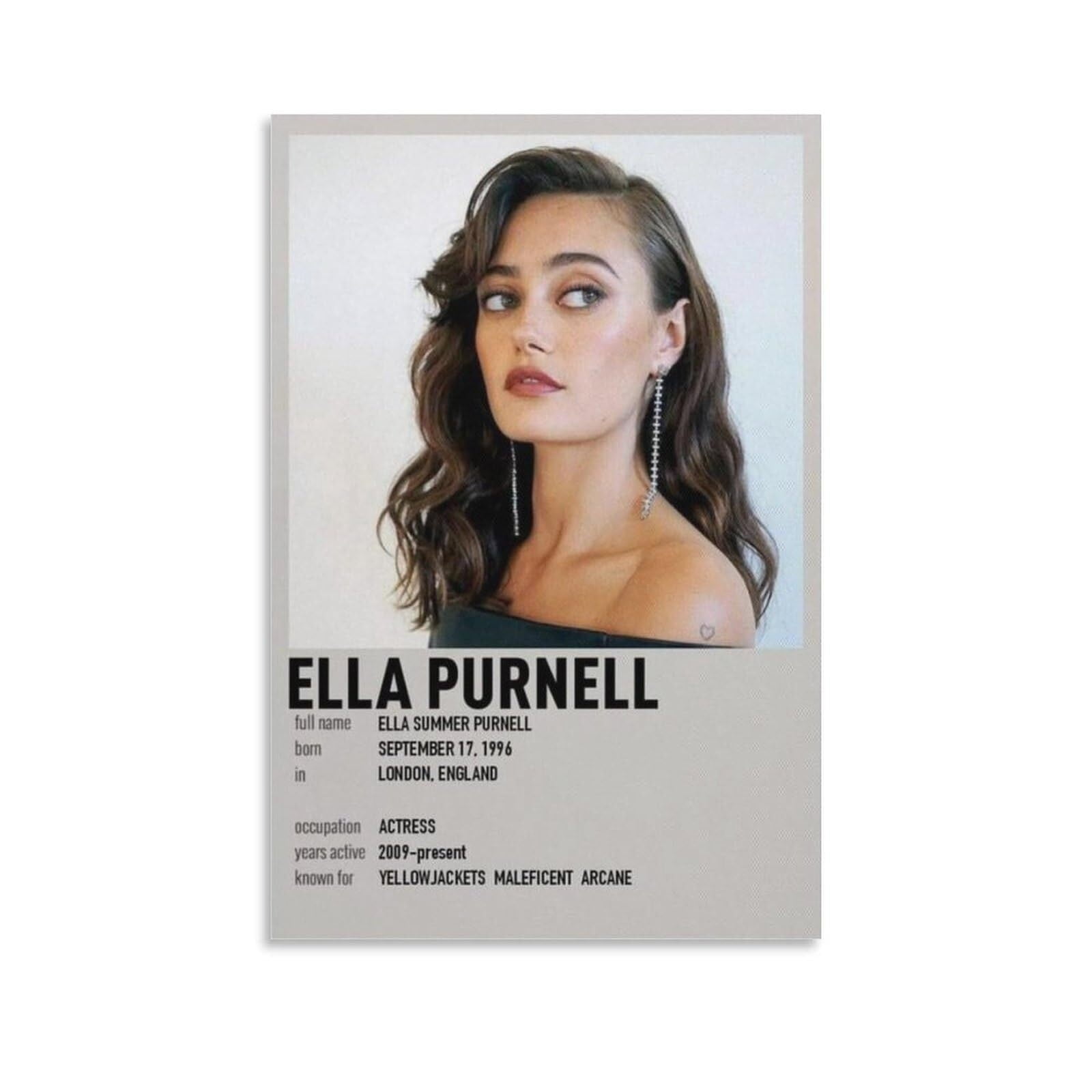 Ella Purnell Poster Actress (8) Picture Print Canvas Poster Wall Paint ...