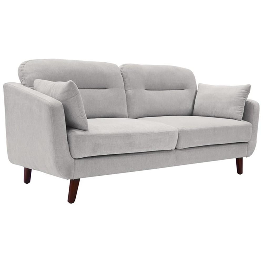 Elle Decor Chloe Sofa in Light Gray - Walmart.com