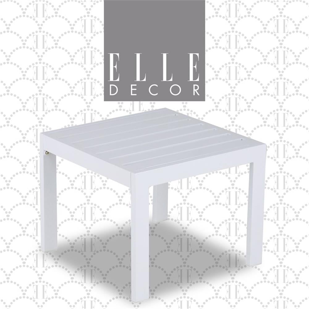 Elle Decor Paloma Outdoor Side Table White - Walmart.com