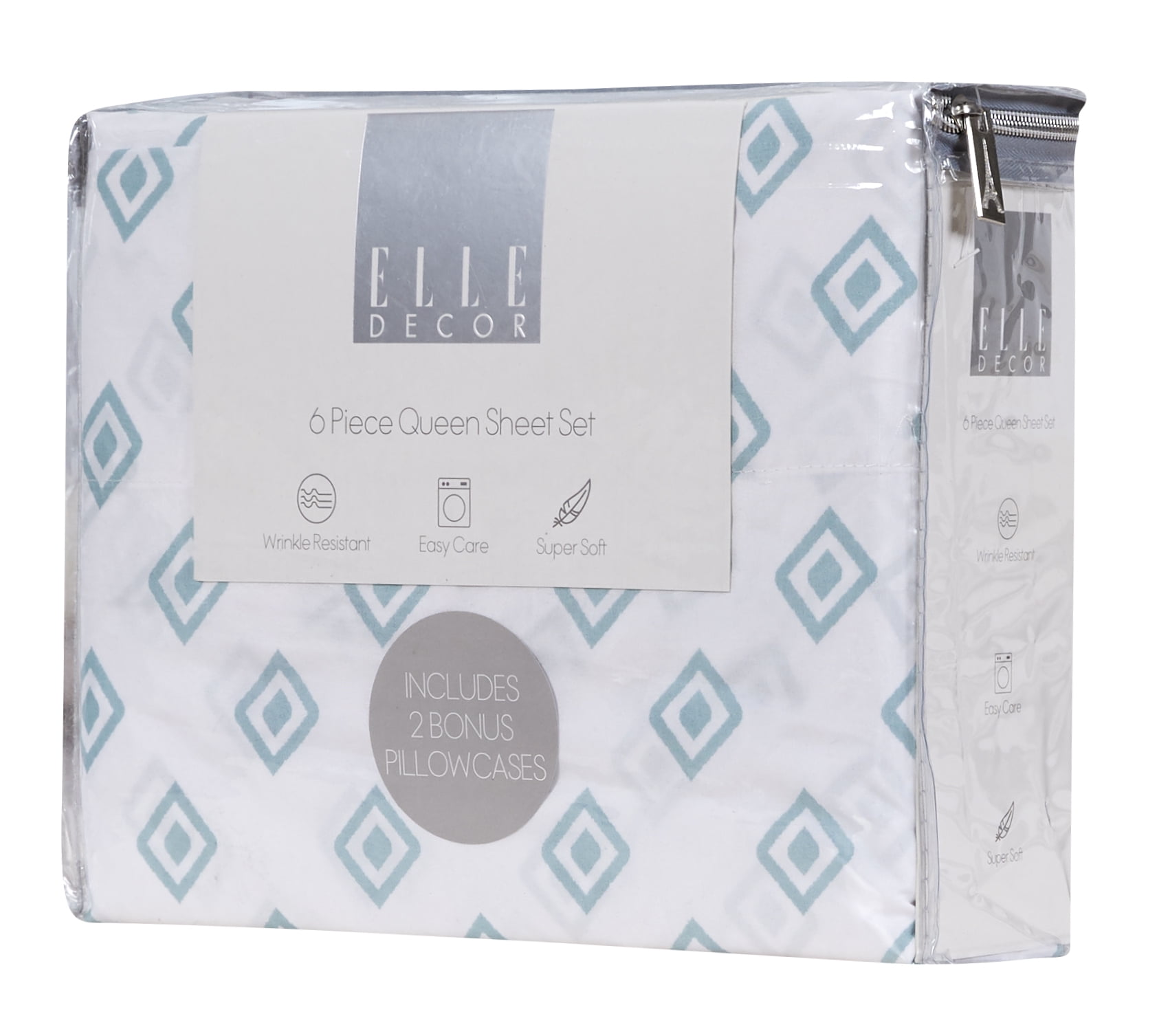 Elle Decor Printed Pattern 6-Piece Ultra Soft Breathable Printed ...