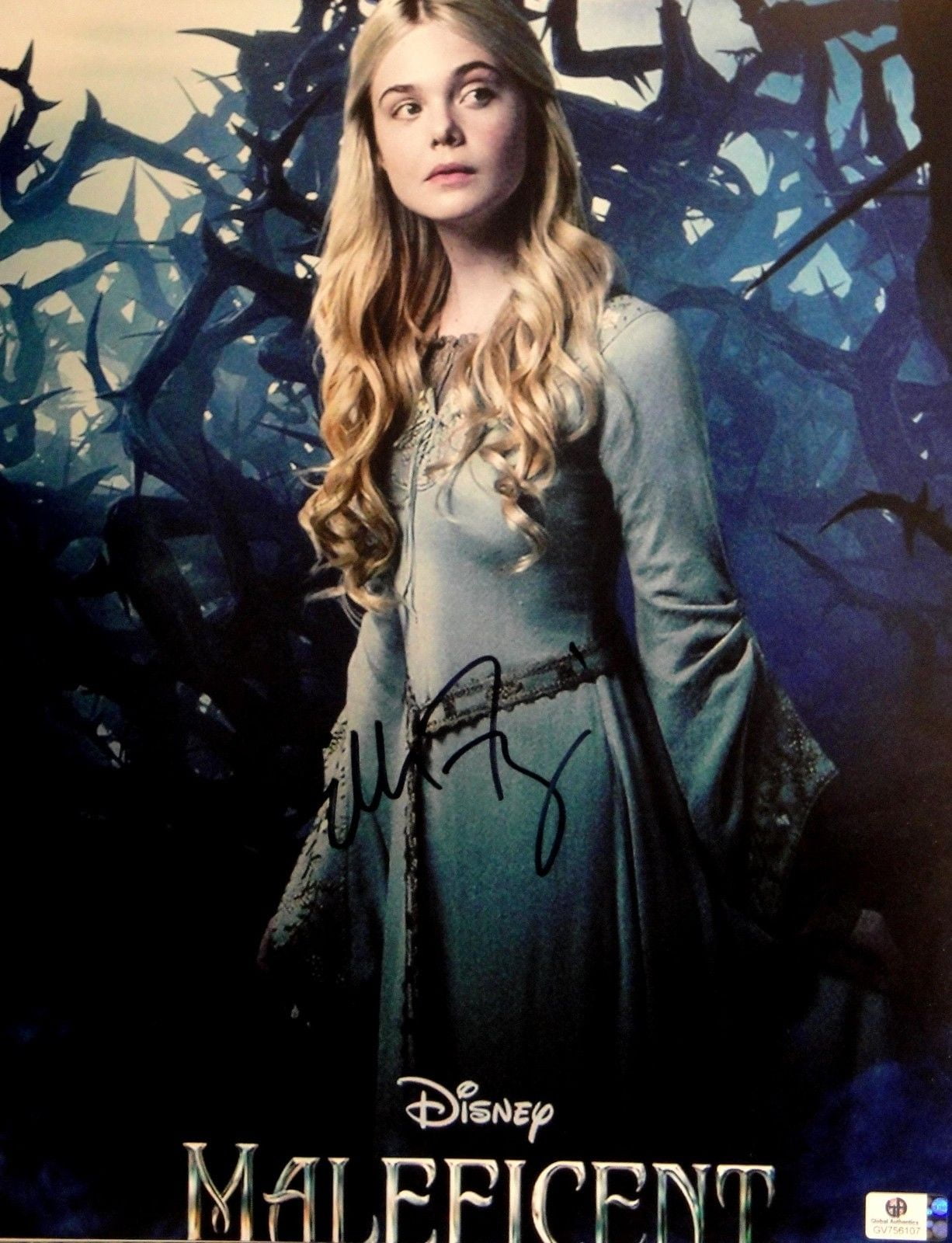 Elle Fanning Hand Signed Autographed 11x14 Photo Maleficent JSA U16286 ...