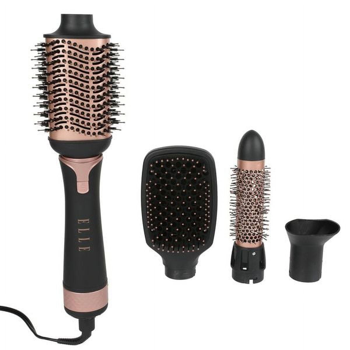 Elle Premiere 4-in-1 Hair Dryer Brush, Volumizer, Straightening & Wave ...