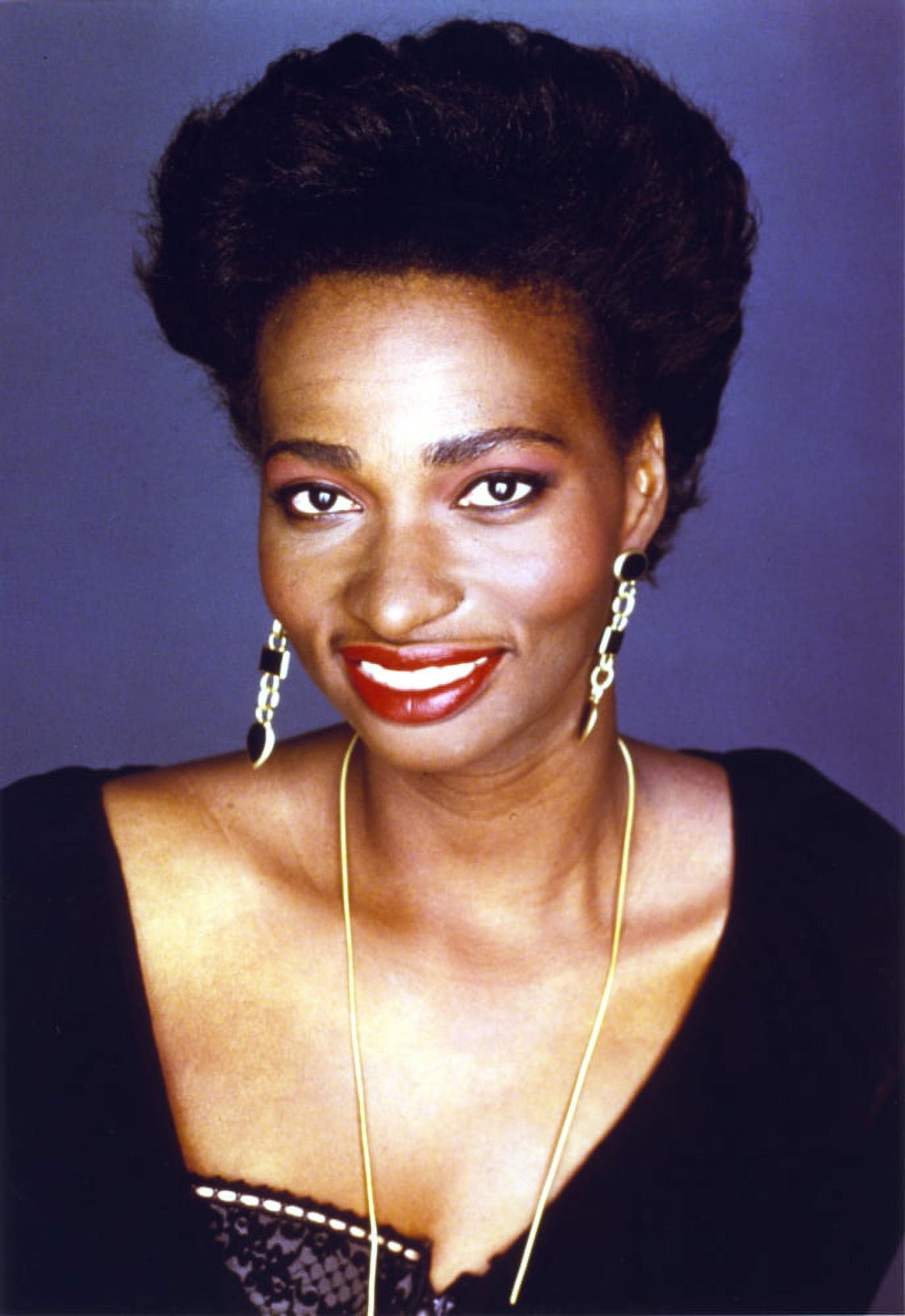 Ellen Cleghorne Portrait in Blue Background Photo Print (24 x 30 ...