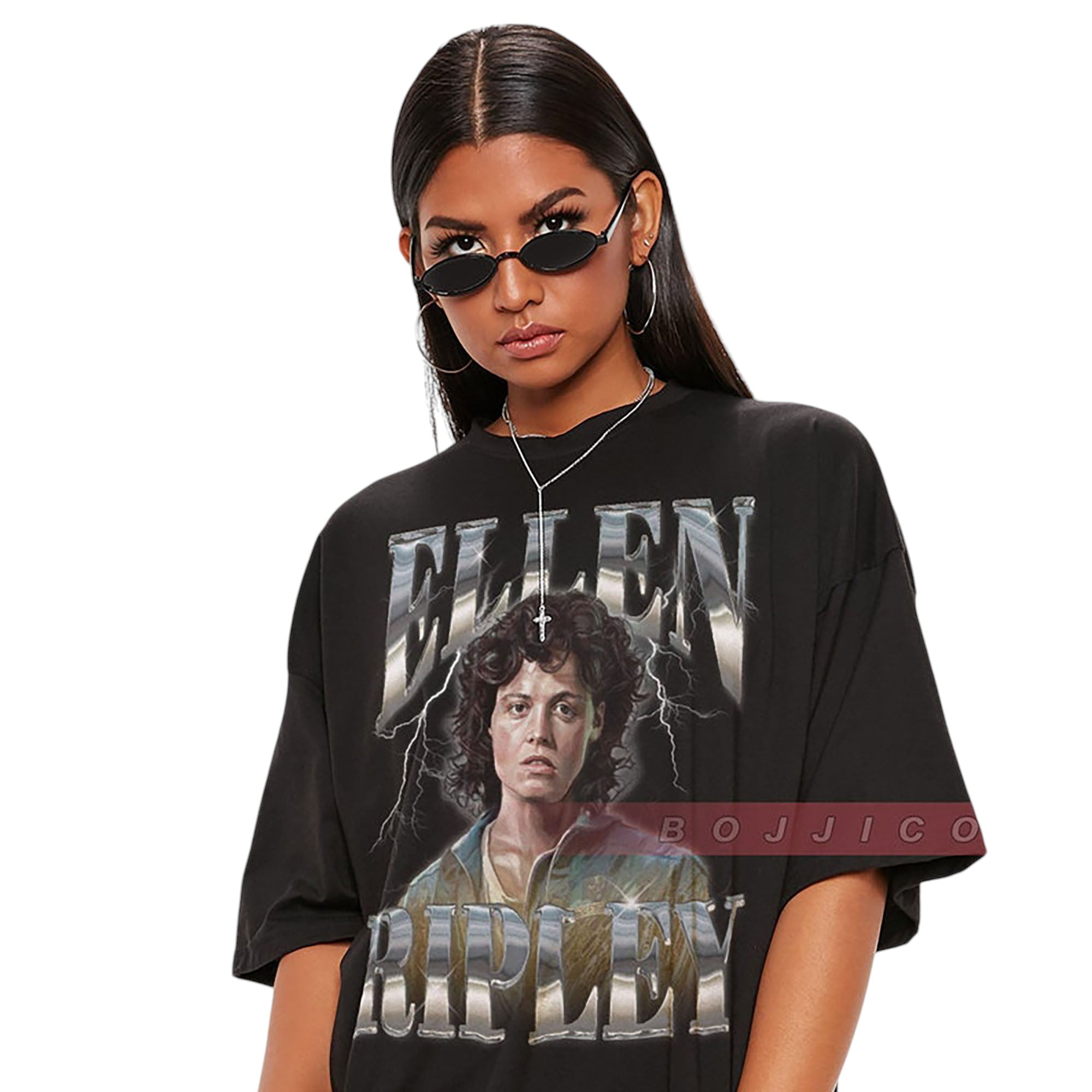 Ellen Ripley Badass Women Retro Unisex Classic 2D T-Shirt - Vintage ...