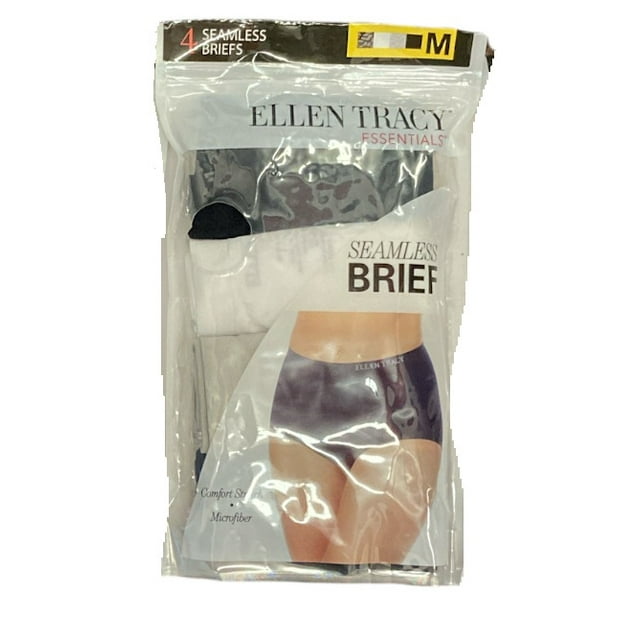 Ellen Tracy Essentials Women's Seamless Briefs, 4 Pack - Walmart.com