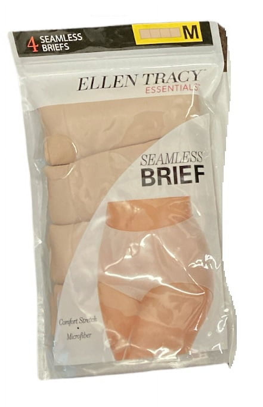 Ellen Tracy Essentials Women's Seamless Briefs, 4 Pack - Walmart.com