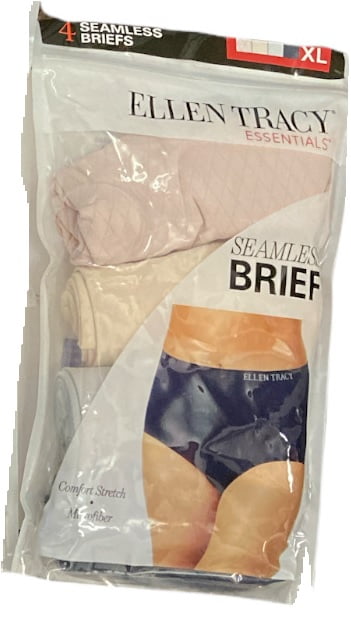 Ellen Tracy Essentials Women's Seamless Briefs, 4 Pack - Walmart.com