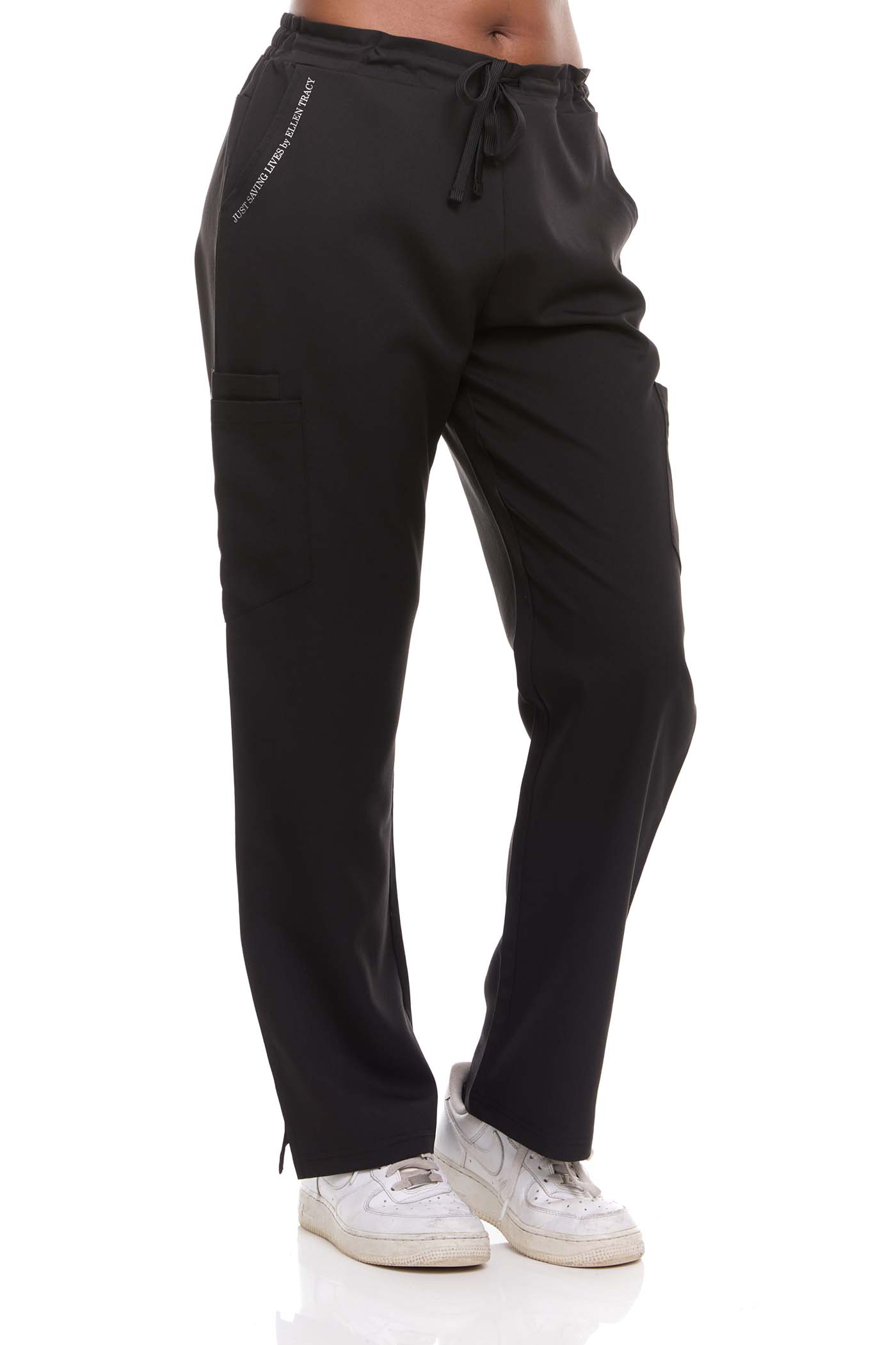 ScrubZone by Landau Women's Elastic Waist Cargo Scrub Pants, Style ...