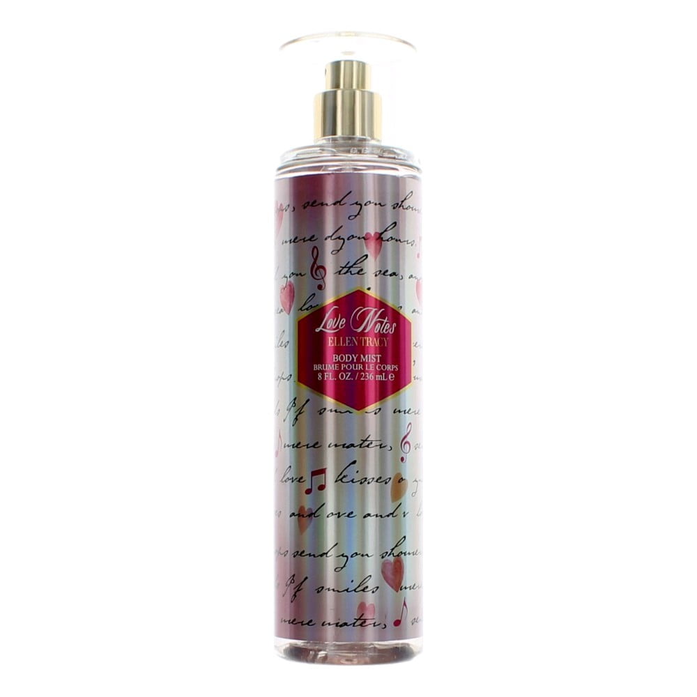Ellen Tracy awetln8bm 8 oz Love Notes Body Mist Perfume for Women ...