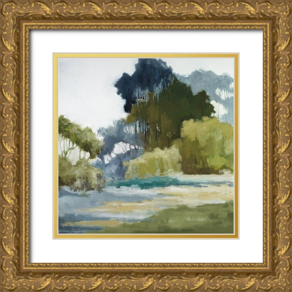 Ellens, Jacqueline 20x20 Gold Ornate Wood Framed with Double Matting ...