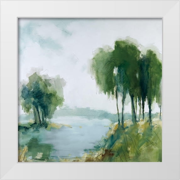 Ellens, Jacqueline 26x26 White Modern Wood Framed Museum Art Print ...