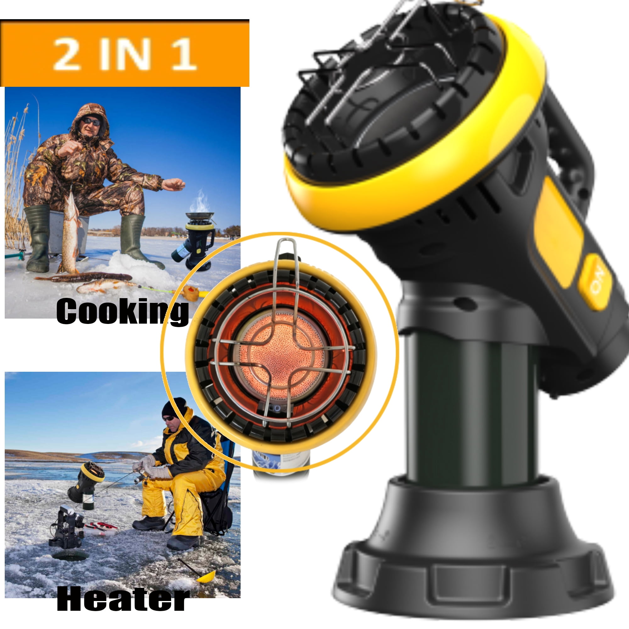Elleree 4000BTU little buddy Portable Radiant Propane Heater for Indoor ...