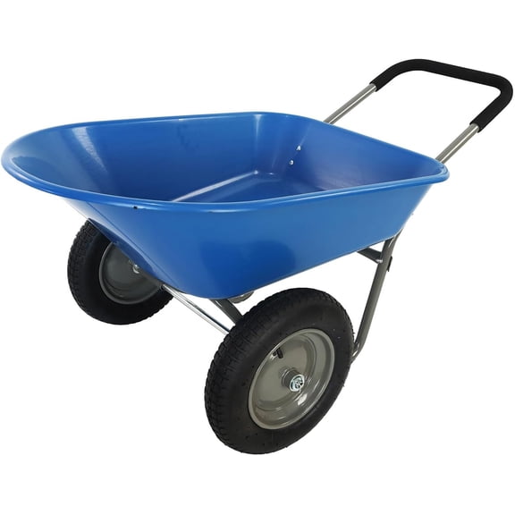 Dual-Wheel Wheelbarrows for Yard Gardening and Outdoor Projects