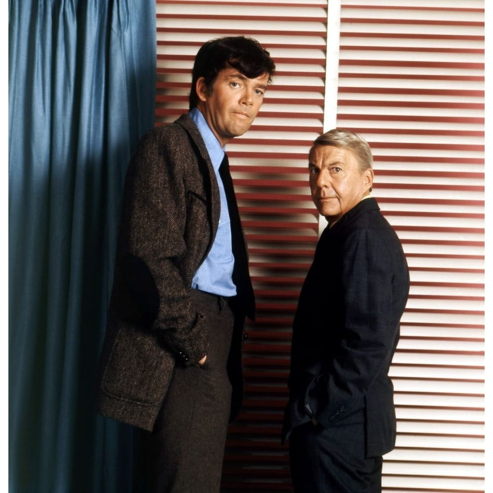 Ellery Queen, From Left: Jim Hutton, David Wayne, 1975-76. Poster Print (16 x 20) - Walmart.com