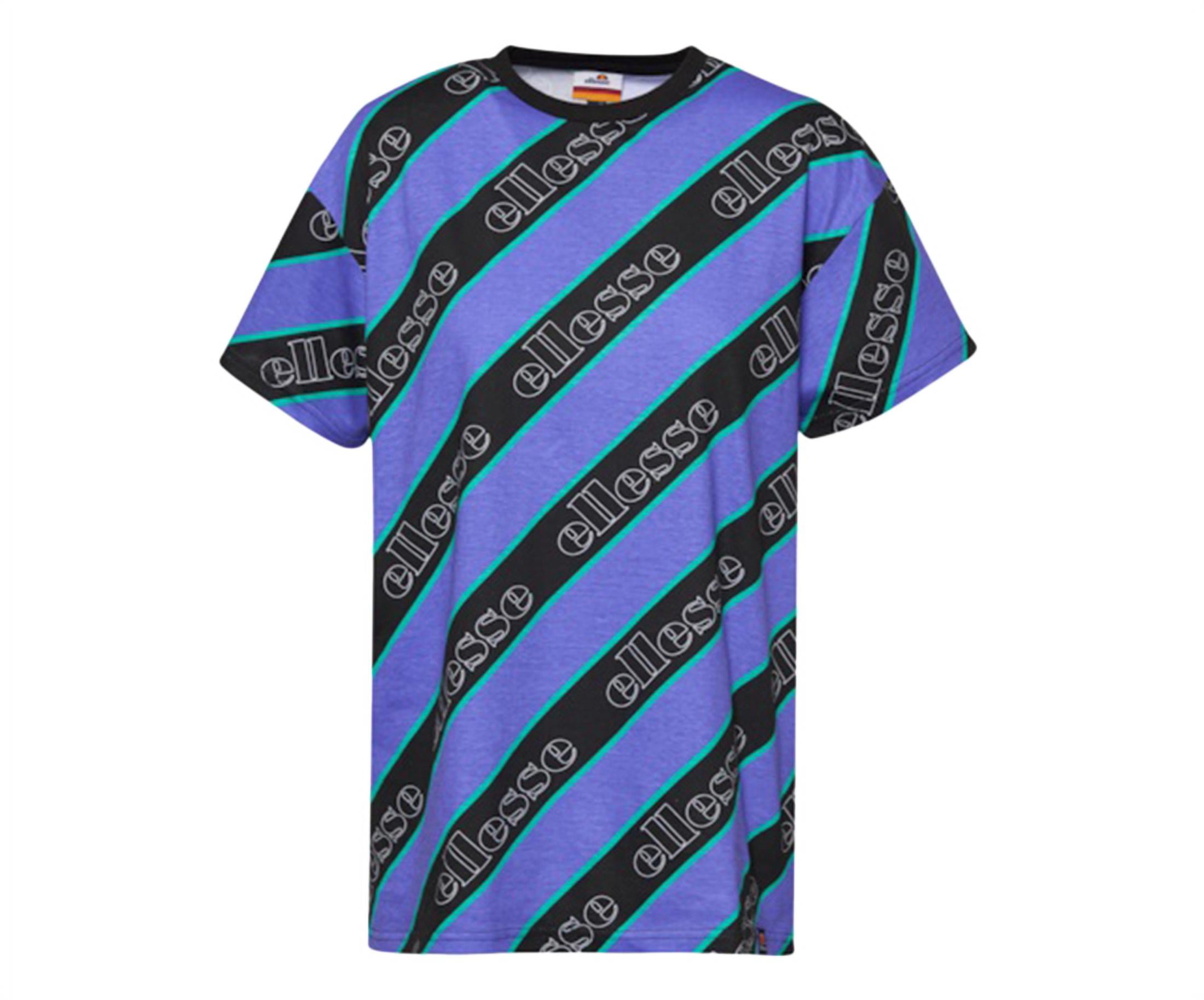 Ellesse Print Logo T Mens Active Shirts & Tees Size L, Color: Purple ...