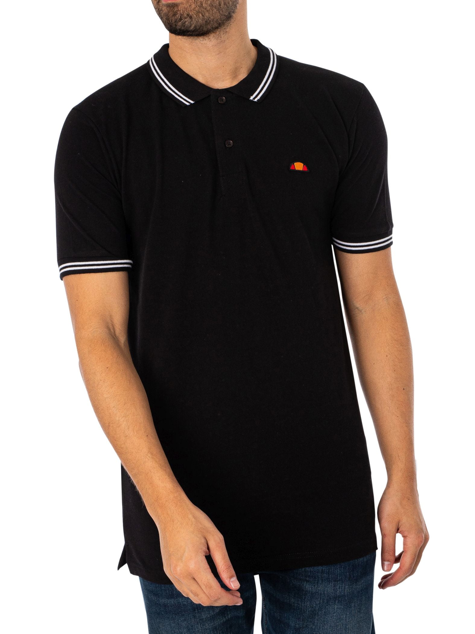 Ellesse Rookie Polo Shirt, Black - Walmart.com
