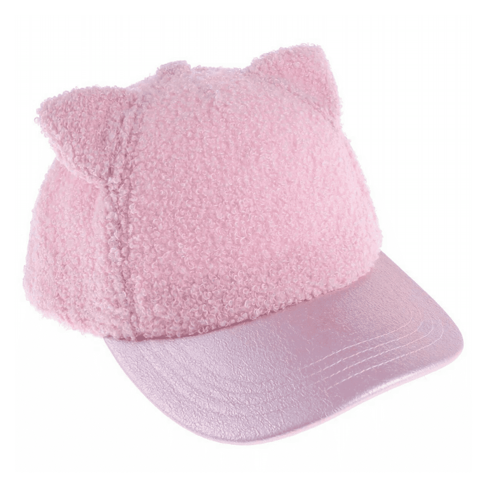 Elli By Capelli Girls 4-16 Cat Ear Baseball Hat | Color - Dark Pink ...