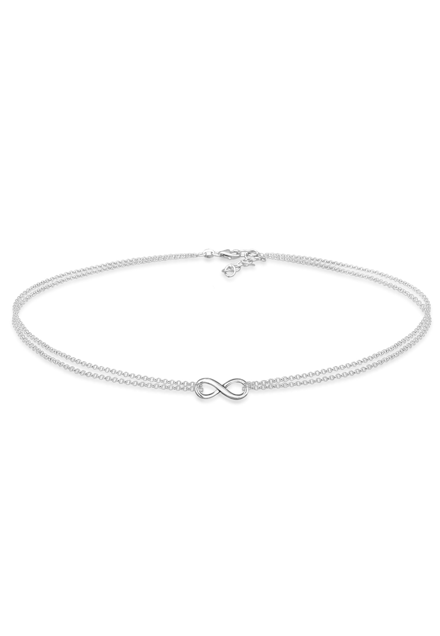 Elli by Julie & Grace Women Infinity Love Choker Necklace 925 Silver 14 ...