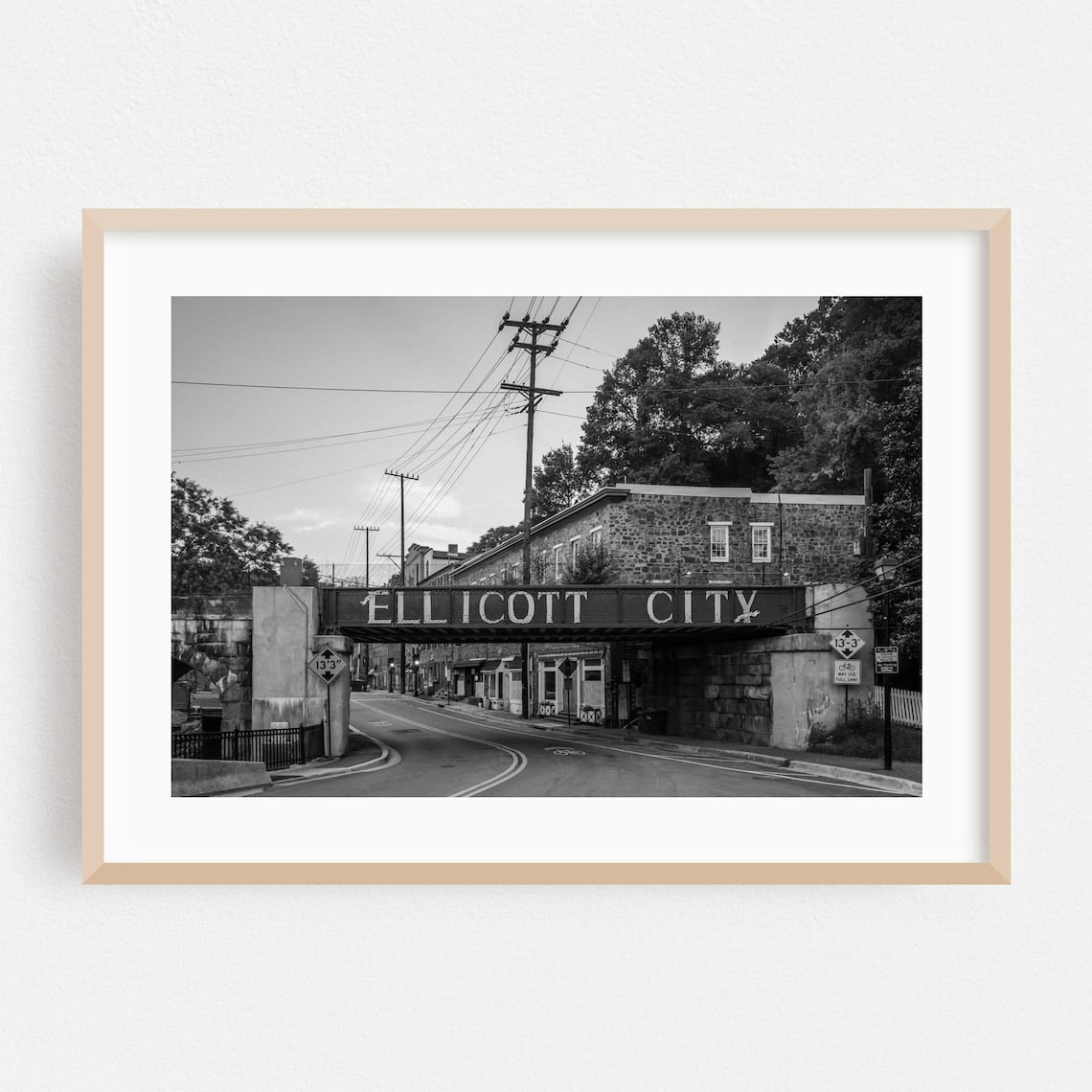 Ellicott City Maryland Black And White Street Photography City ...