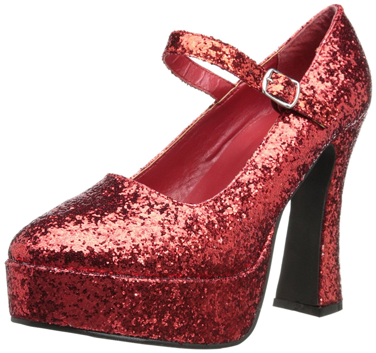 Ellie Shoes E-557-Eden-G 5" Chunky Heel Glitter Women's Costume Mary ...